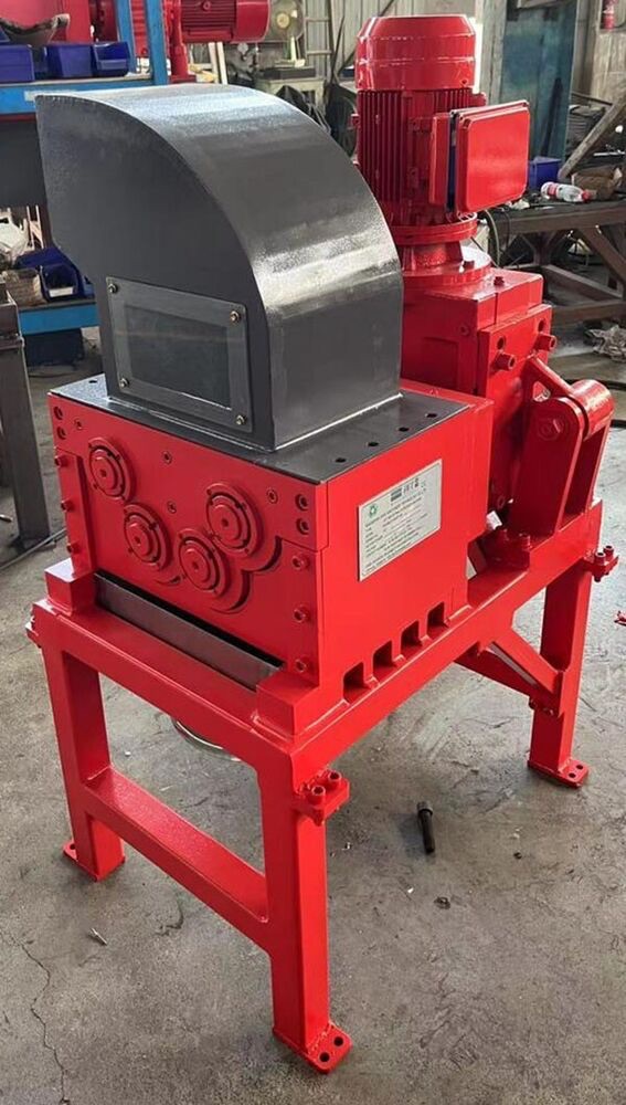 Four Shaft Industrial Shredder, 4HP, 10 RPM, 480V, 60Hz, 3 P, W/Control ...