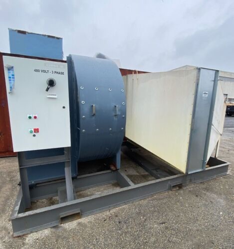 IAP 20,000CFM Industrial Fan, Baldor 100HP, 460V, 3Phase, 1,800RPM - J ...