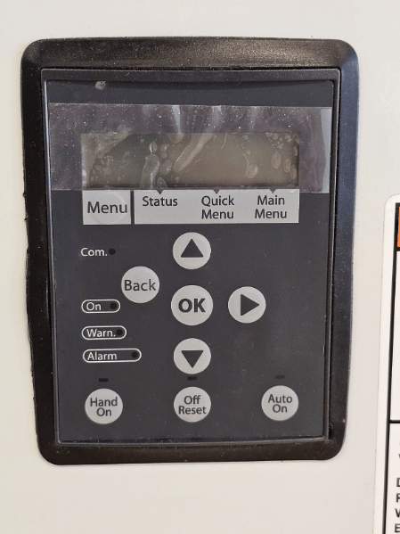 Trane TF1507 Bussmann Control Panel w/VFD, 7.5 HP, 460V AC Input, 3 PH ...