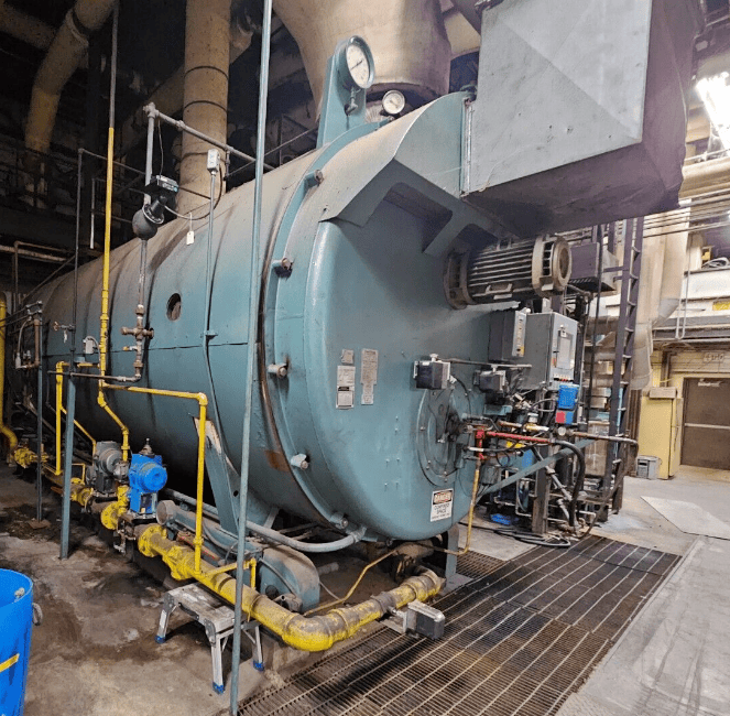 600 HP Cleaver Books Model CB 400-600 150PSI Steam Boiler, Dual Fuel ...