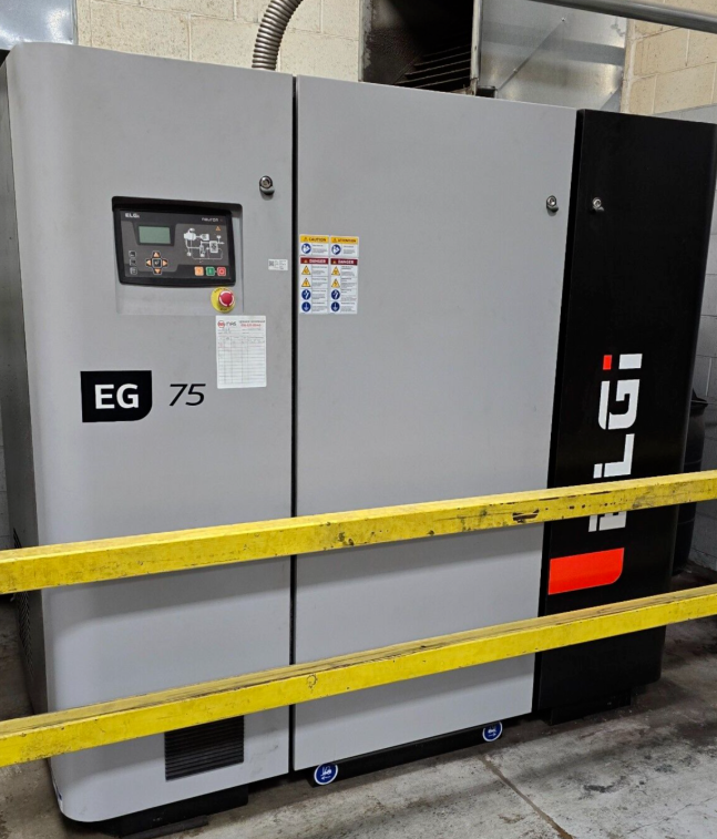 ELGI EG 75 V-125, 100HP, 453CFM @ 125 PSIG, 460V, 60Hz, 3 Phase - J ...